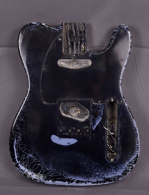1977-1978 Vintage Fender Telecaster Ash Body BLACK Tele USA | Reverb