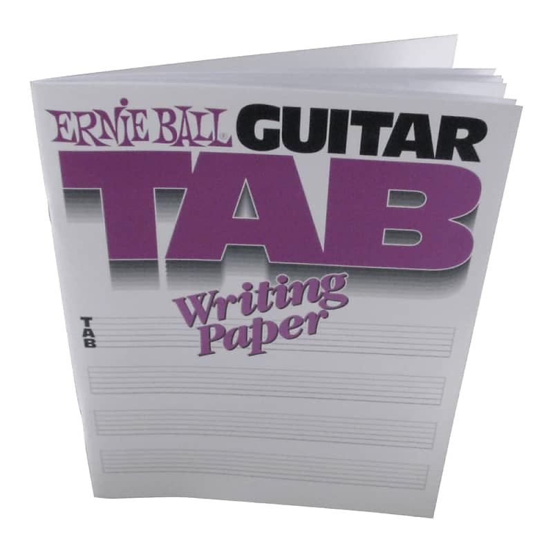 Guitar Tab Writing Paper | Reverb