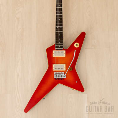 1982 Navigator by ESP Random Star RS-FM Flame Maple Top | Reverb