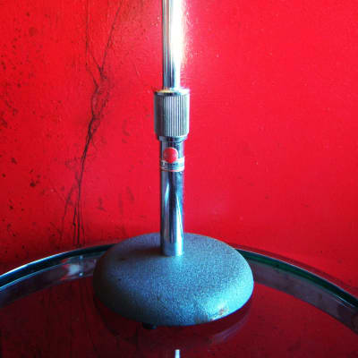 Vintage 1950's era Atlas Sound DS-5 cast iron microphone desk | Reverb