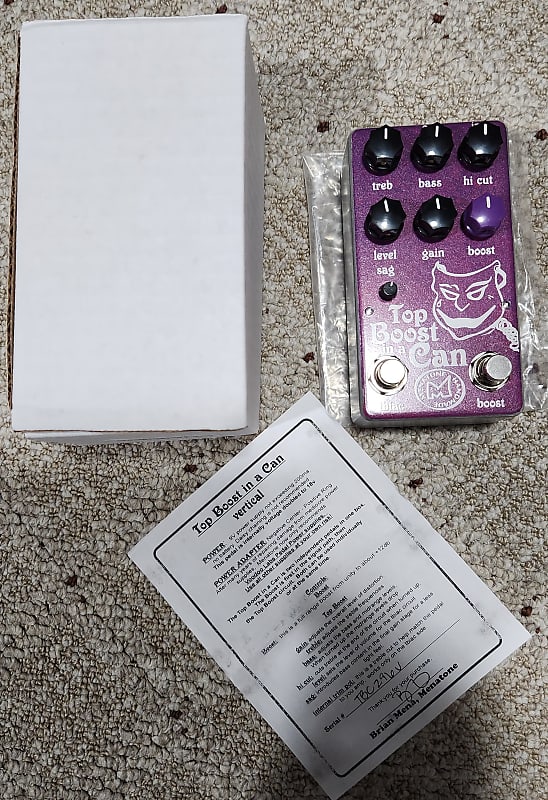 Menatone Top Boost In A Can: Newest Version. 2022 - Red | Reverb