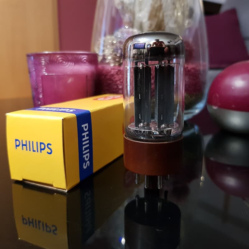 Gz34 5ar4 Amperex Philips F33 X9i Dd Getter Sittard Nos Reverb