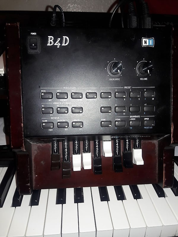 Native Instruments Bohm B4D Hammond B3 type MIDI Drawbar | Reverb