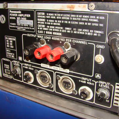 Ramsa / Panasonic WP-1400 Stereo Power Amp | Reverb