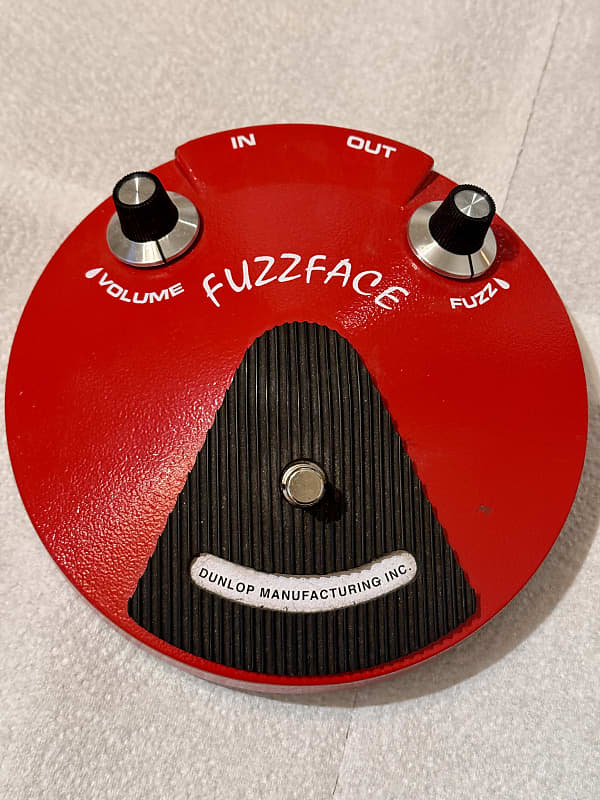 Red Fuzz Face silicium avec mods | Reverb