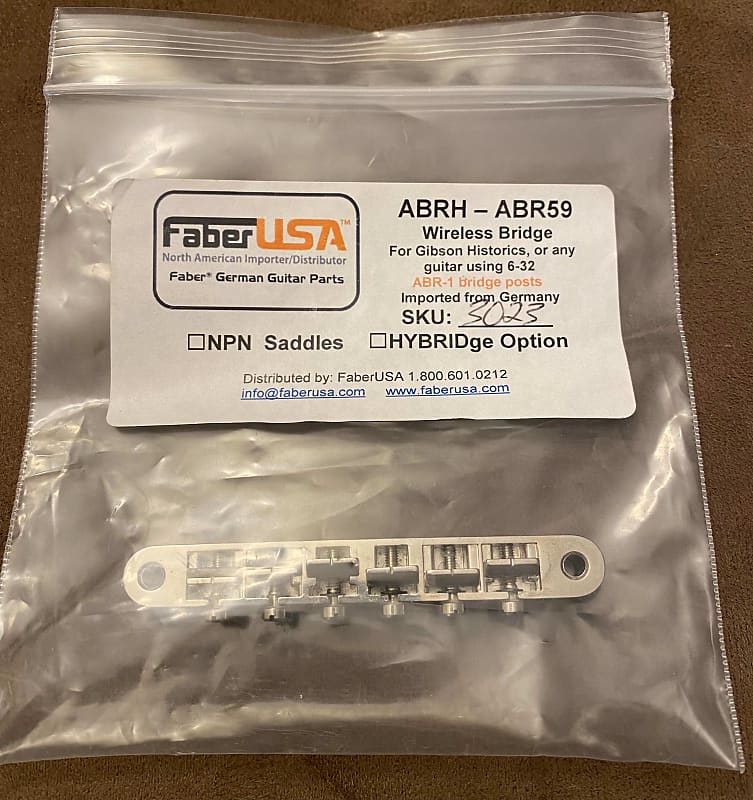 Faber ABRH-ABR-'59 (ABR-1) Bridge Nickel | Reverb