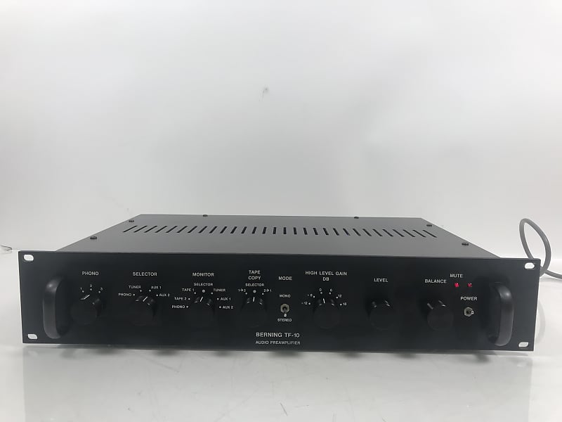 David Berning TF-10 Tube Preamplifier | Reverb UK