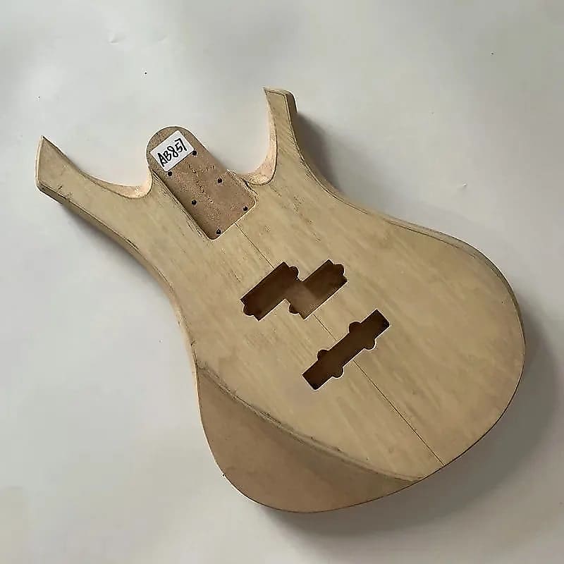 Unfinished 4 String Bass Guitar Basswood Body DIY Project | Reverb