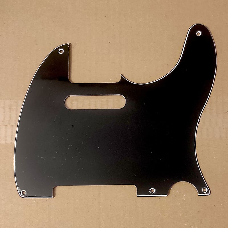 3ply, 5 holes black/white/black pickguard for Telecaster | Reverb UK