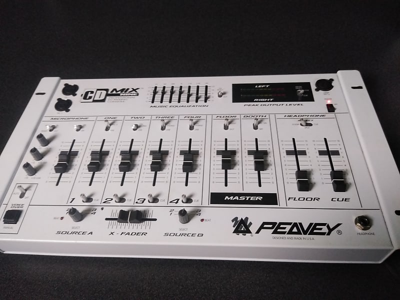 Peavey Mix Nine Professional DJ Mixing Console USA White w/ | Reverb