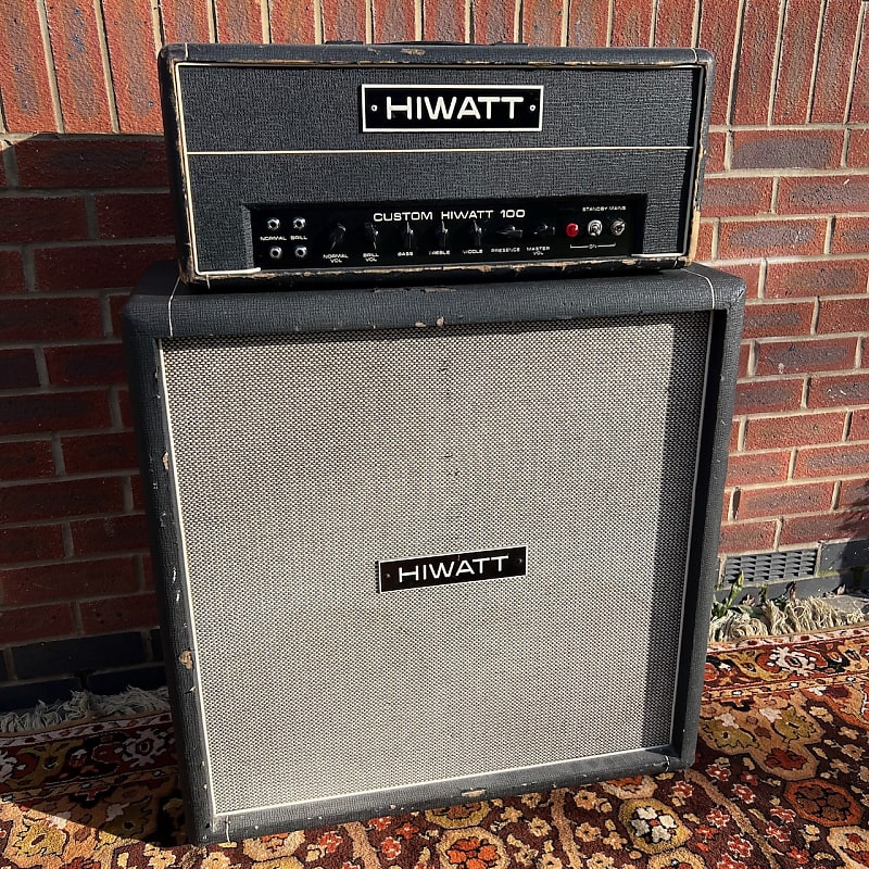 Vintage 1974 Hiwatt Custom 100 DR103 Valve Amplifier Head & | Reverb