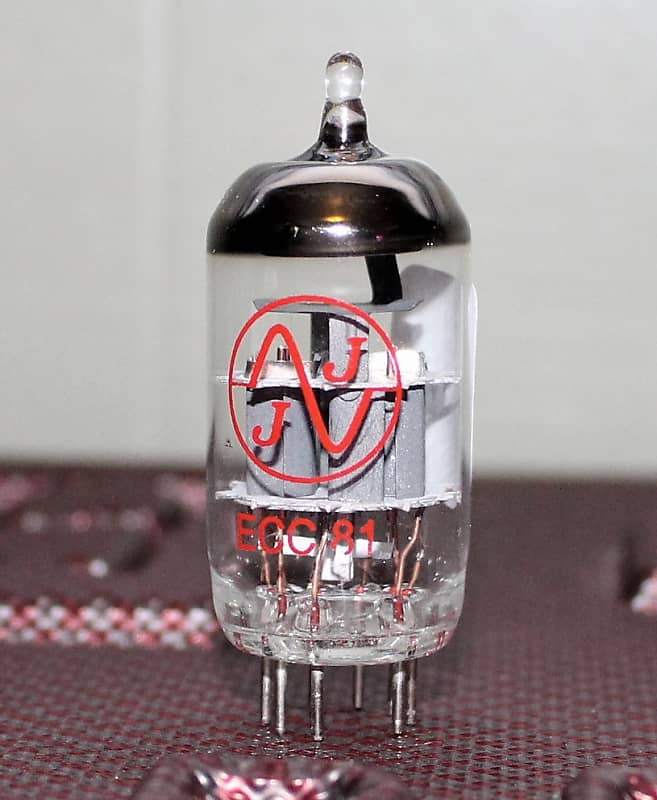 JJ TESLA ECC81 12AT7 GREY PLATE FRAME GETTER TEST NOS+ | Reverb