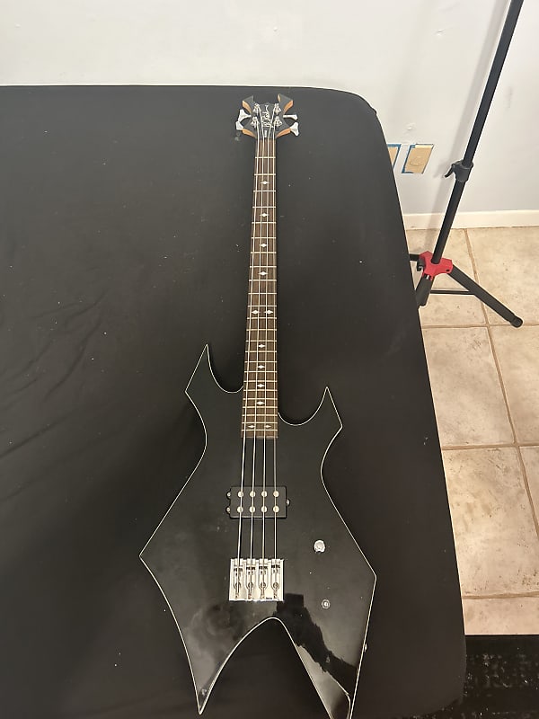 B.C. Rich Revenge Warlock Bass 2013 - Gloss Black | Reverb