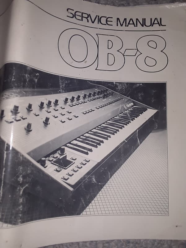Oberheim OB-8 Service Manual 1983 and schematics | Reverb