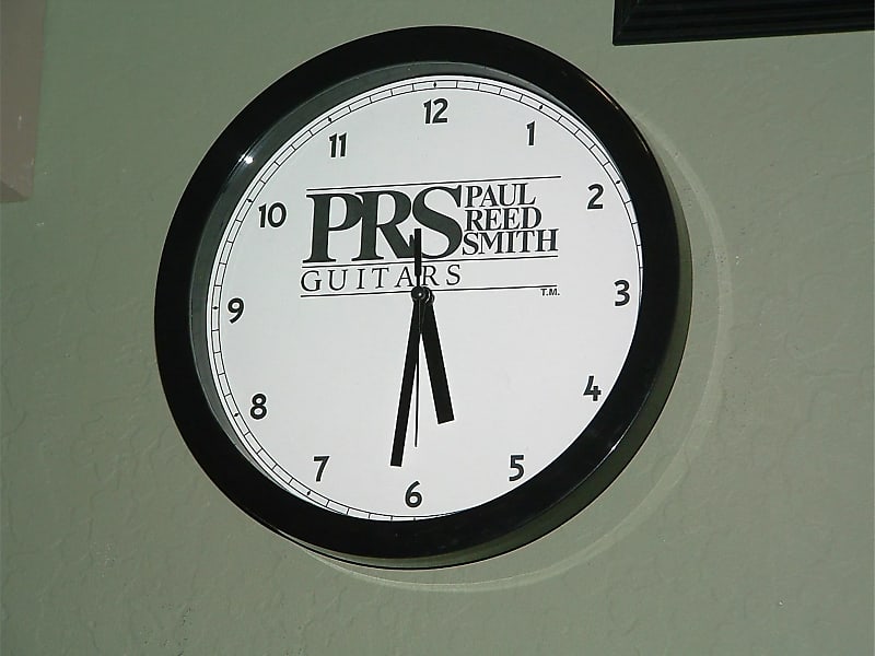 PRS Studio Package..(1) wall clock..9" diameter...silent | Reverb