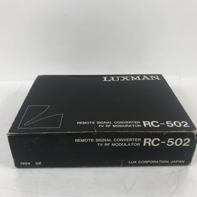 Luxman ; RC-502 Remote Signal Converter | Reverb