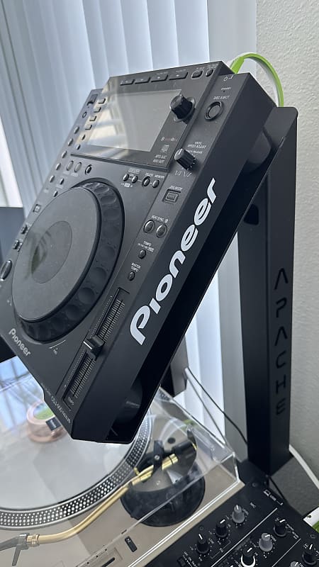 Pioneer CDJ-900NXS (pair) + Apache Stands(Pair) | Reverb