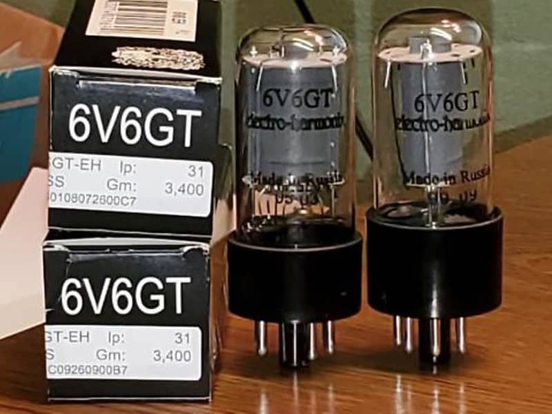 6V6GT Electro-Harmonix Matched NOS Pair | Reverb