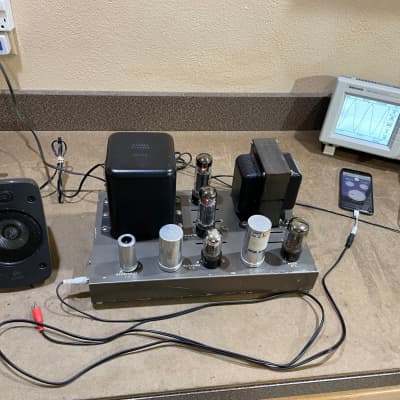 Vintage Eico HF-35 Ultra-Linear EL-34 Tube Amplifier w/ Cage | Reverb