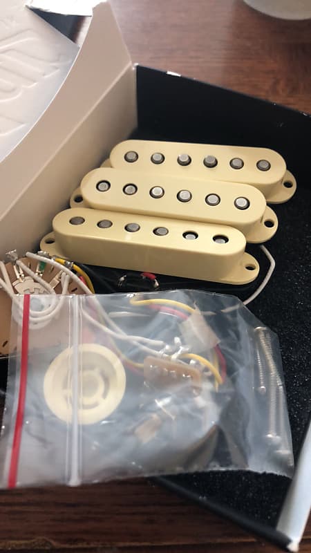 Fender Strat pickups 2018 Cream | Reverb