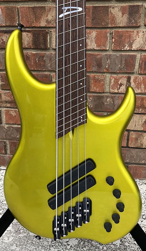 Dingwall Leland Sklar 5 string gold | Reverb