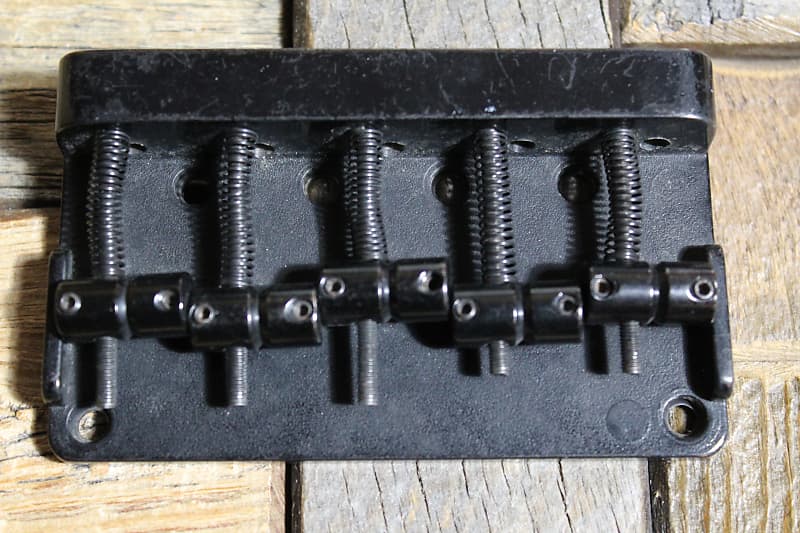 5 String Bass Bridge Black | Reverb