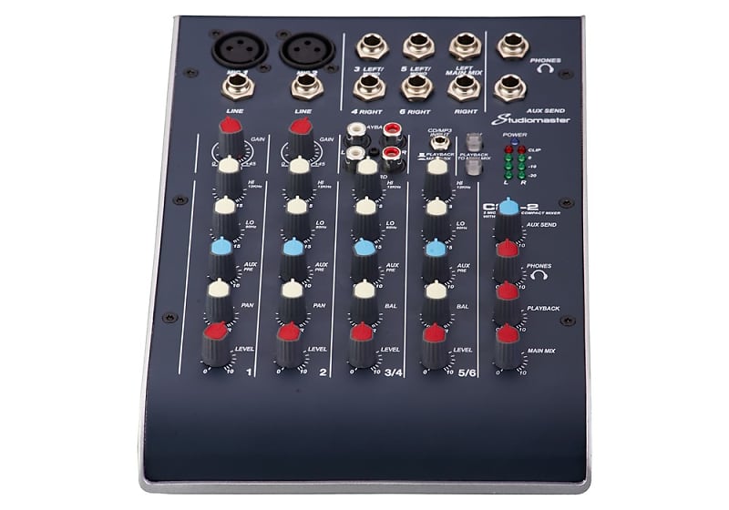 Studiomaster C2S-2 C2S-2 2 Channel USB Compact Mixer Multi | Reverb