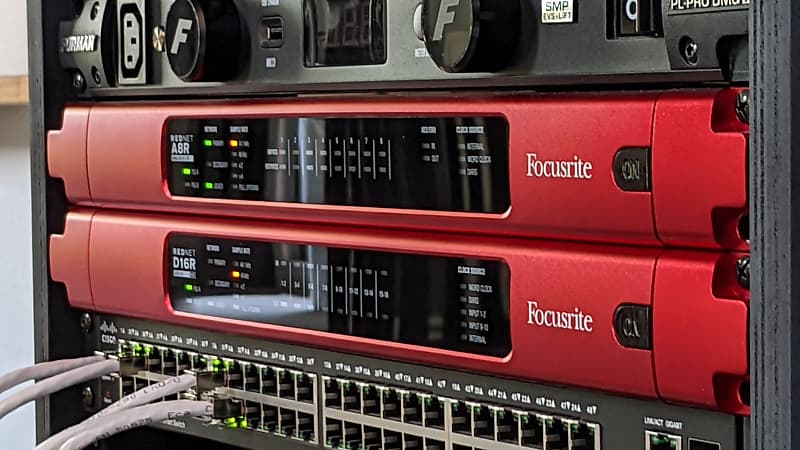Focusrite RedNet A8R 8x8 analogue line-level I/O interface | Reverb