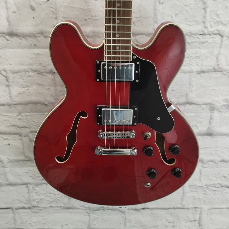 Jay Turser 335 Copy Burgundy Electric Guitar | Reverb
