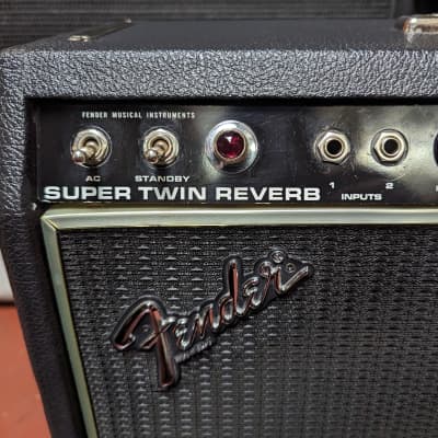 Time Capsule! 1978 Fender Super Twin Reverb 180 Watt 2 X 12" | Reverb