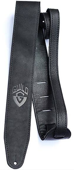 Guild STANDARD Leather Guitar Strap (Black) | Reverb