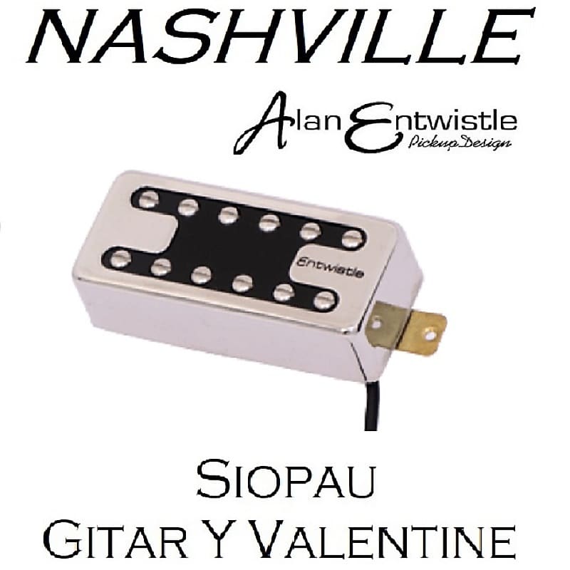 Alan Entwistle Nashville Neck Humbucker (Filtertron) Nickel | Reverb