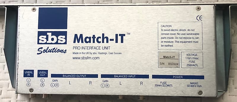 SBS Systems Match-IT #1 | Reverb