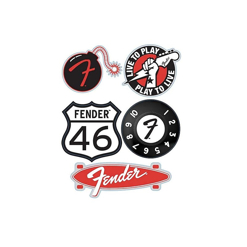 Fender Sticker Set (5) | Reverb