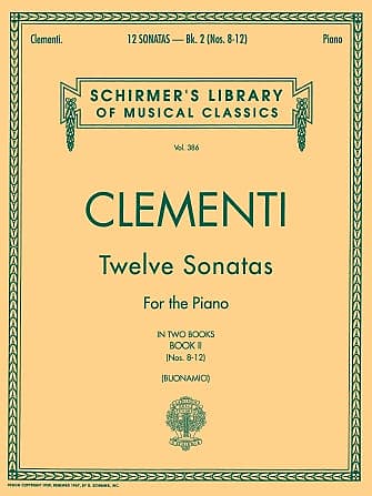 Clementi 12 Sonatas Book 2 Piano Collection | Reverb
