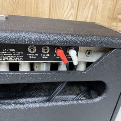 Fender Twin Reverb Vintage 100W Silverface Amp Head | Reverb