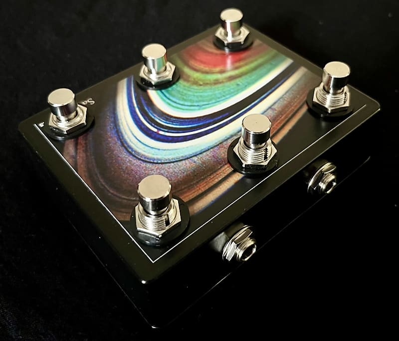 Saturnworks Black Double/ Dual Aux Switch Pedal with | Reverb UK