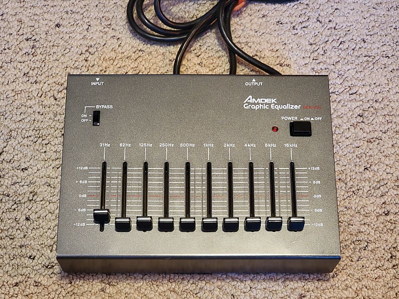 Amdek Graphic Equalizer GEK-100 1981 | Reverb
