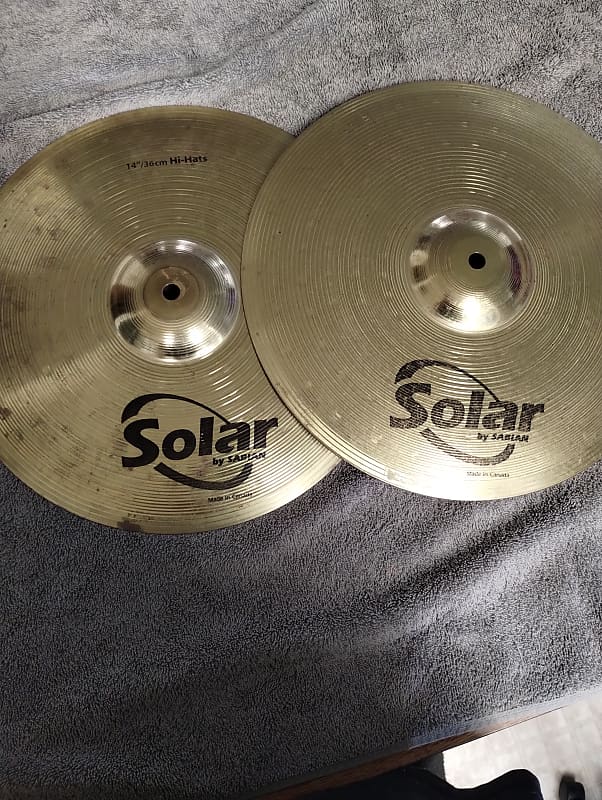 Sabian Solar hi hats | Reverb