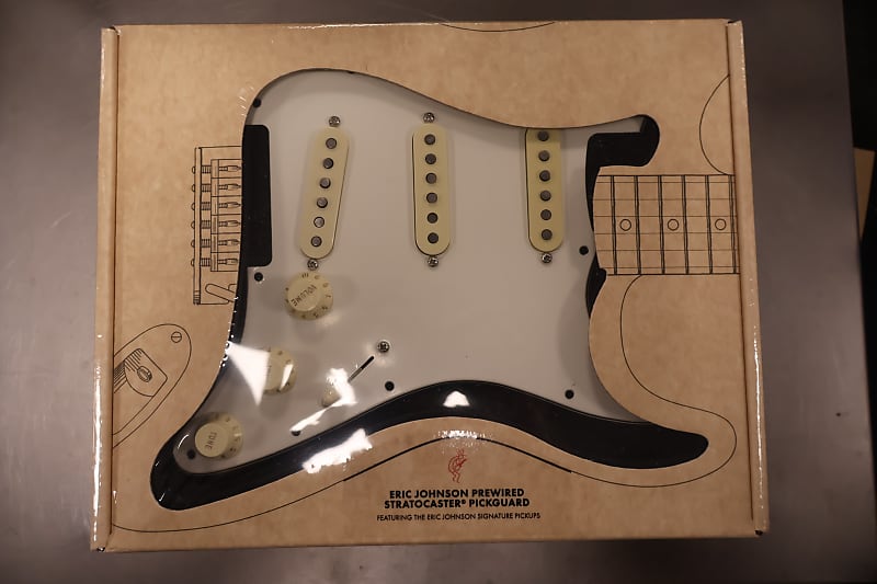 Fender Pre-Wired Strat Pickguard, Eric Johnson Signature | Reverb UK
