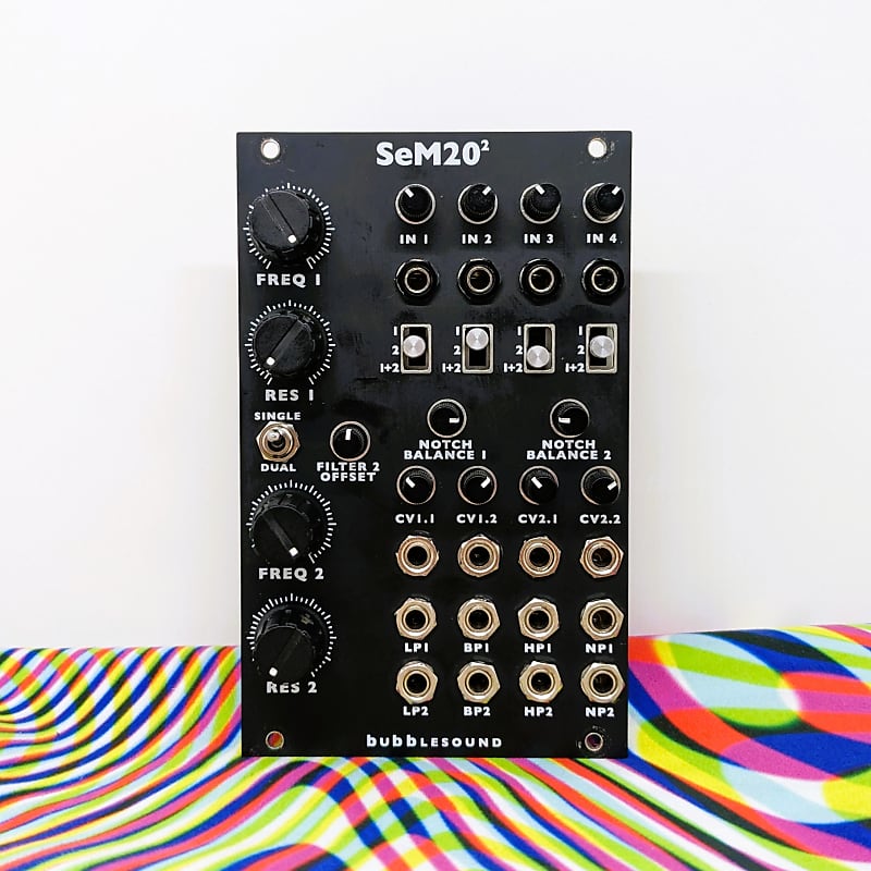 Bubblesound Dual SeM20 // dual 4-output state variable filter | Reverb