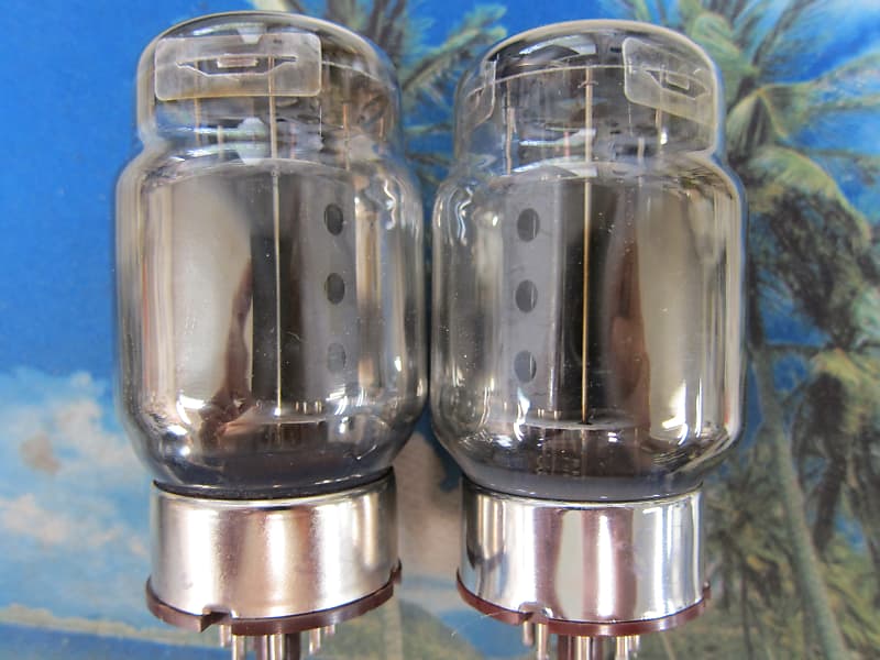Pair Chinese KT88/6550 Power Tubes, Chinese, Dual Round | Reverb