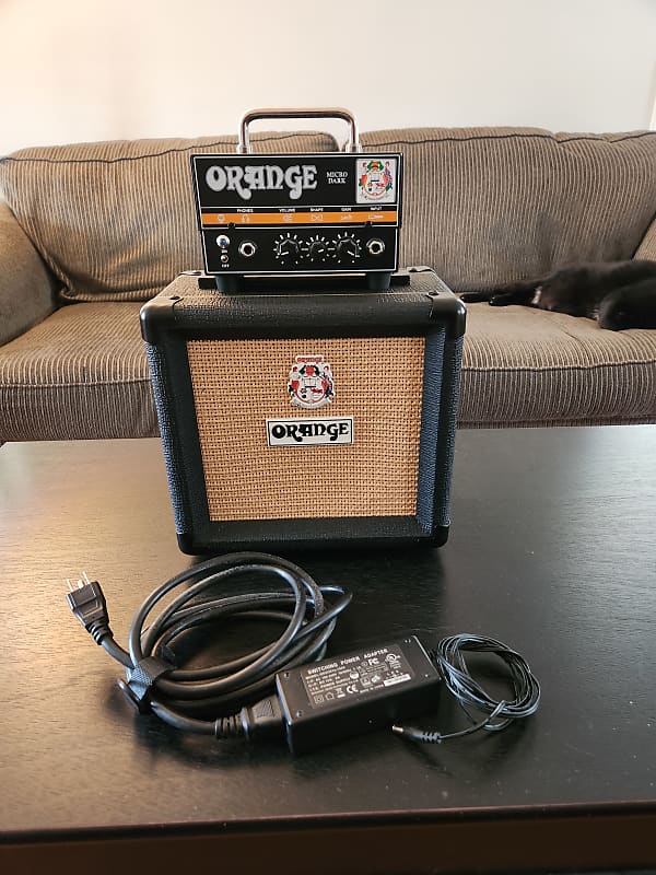 Orange Micro Dark Terror 20-Watt 1x8" Guitar Amp Half Stack | Reverb
