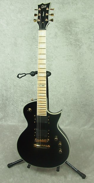LTD Eclipse EC-1000 maple fingerboard guitar in black finish | Reverb