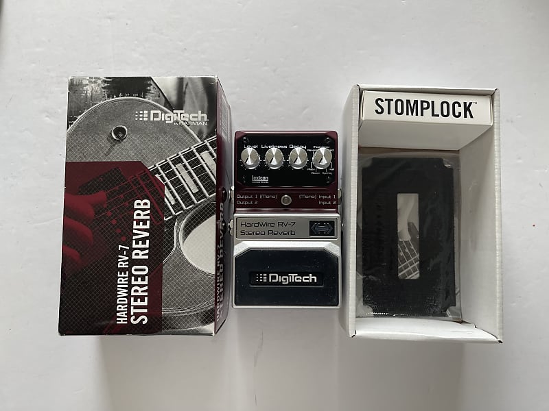 Digitech RV-7 Hardwire Digital Reverb Stereo Guitar Effect | Reverb