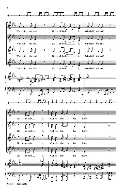 Noah Henry Leck Creating Artistry 4 Part Treble Arranger | Reverb