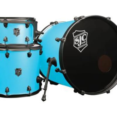 SJC Custom Drums Pathfinder Series 3-Piece Shell Pack - Black | Reverb