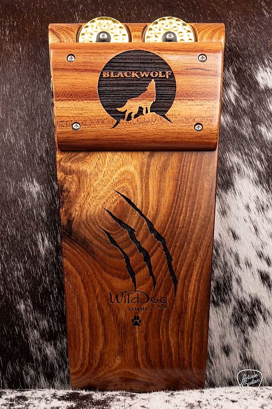 Wild Dog Blackwolf Stomp Box with Jingles - 821024 | Reverb