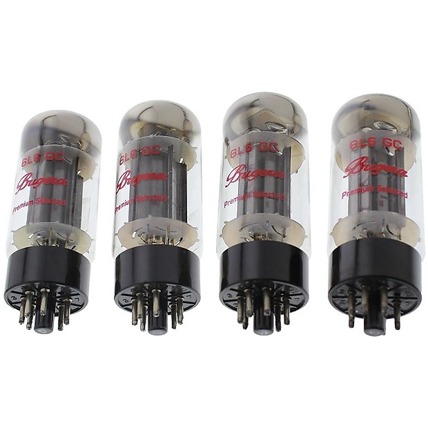 Bugera 6L6GC-4 - Set of 4 Matched Power Pentode Vacuum Tubes | Reverb