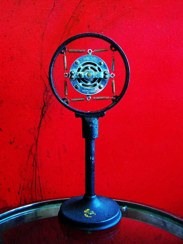 Vintage RARE 1930's Electro Voice Model 100 carbon Microphone | Reverb